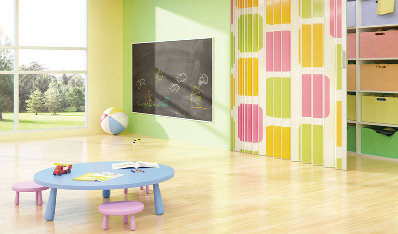 Woodfold Accordion Doors Series 240 | Space Management Products